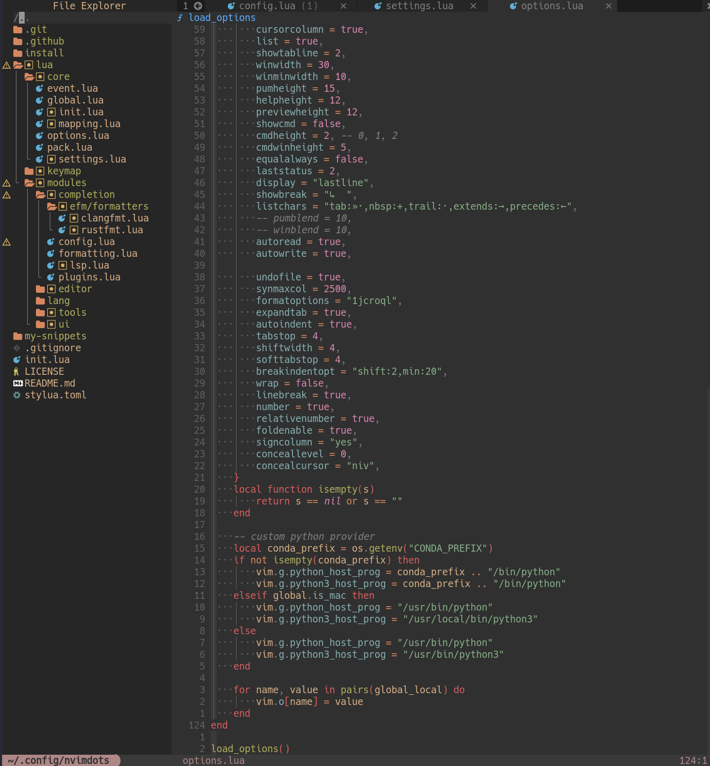support gruvbox-material theme · Issue #353 · ayamir/nvimdots · GitHub