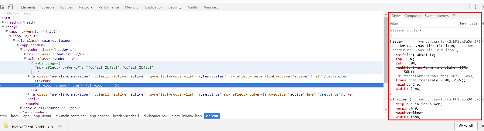 ClarityIcons svg not loaded when added via webpack to aspnetcore-spa ...