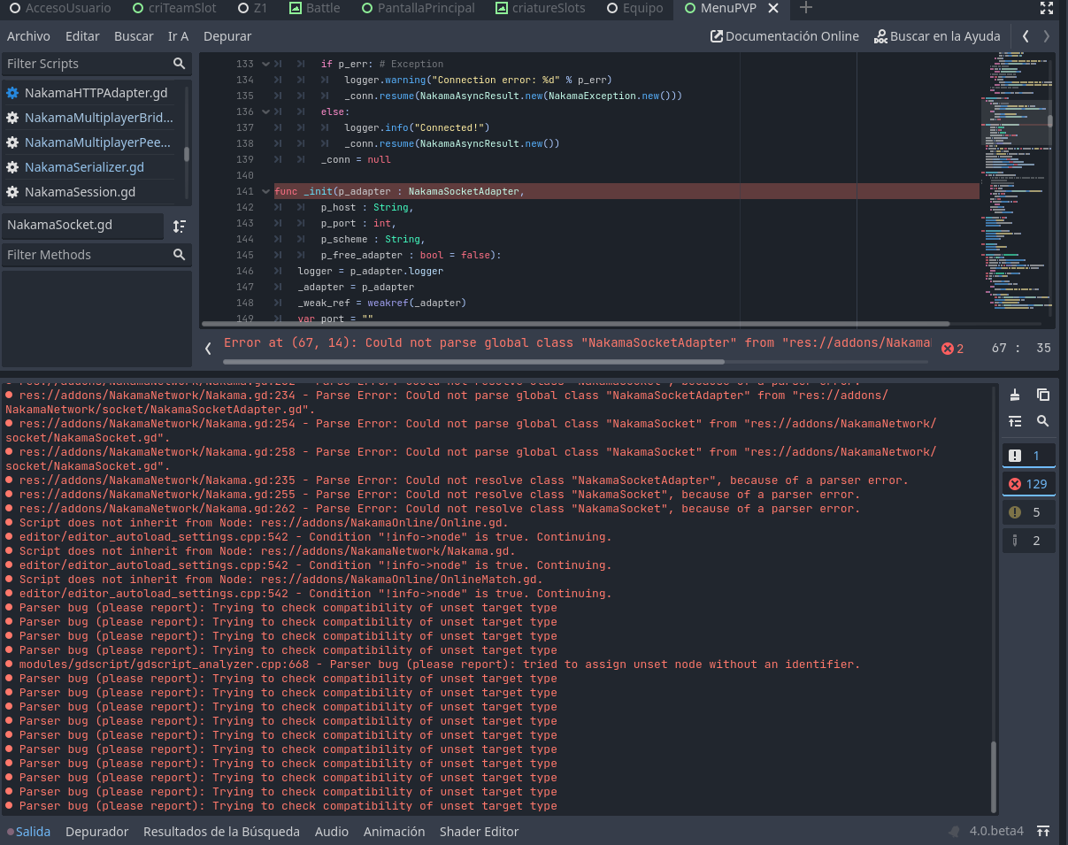 Bug In Could Not Parse Global Class · Issue 68451 · Godotengine Godot · Github