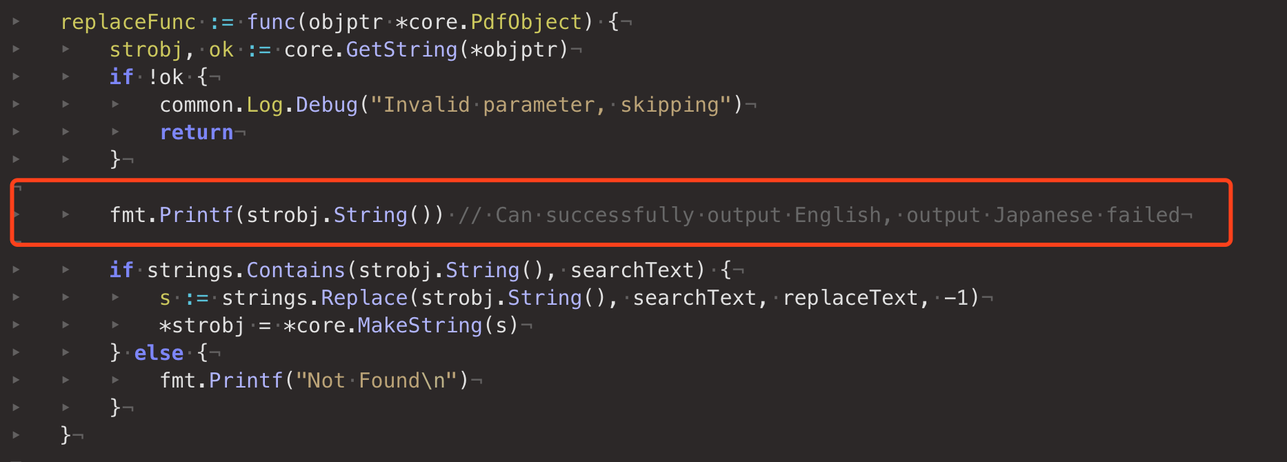 [BUG] Search and replace Japanese text is not supported · Issue #83 · unidoc/unipdf · GitHub