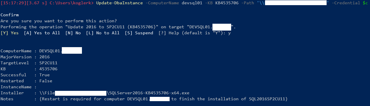 Update Dbainstance Is Not Picking Up The Latest Sql2014 And Sql2016 Securityfix · Issue 6373