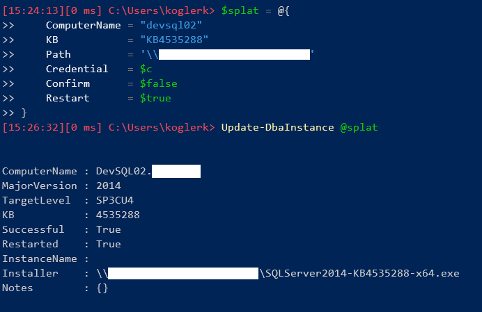 Update Dbainstance Is Not Picking Up The Latest Sql2014 And Sql2016 Securityfix · Issue 6373
