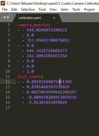 Extrinsic parameter calibration feature · Issue #1 · zeryabmoussaoui ...