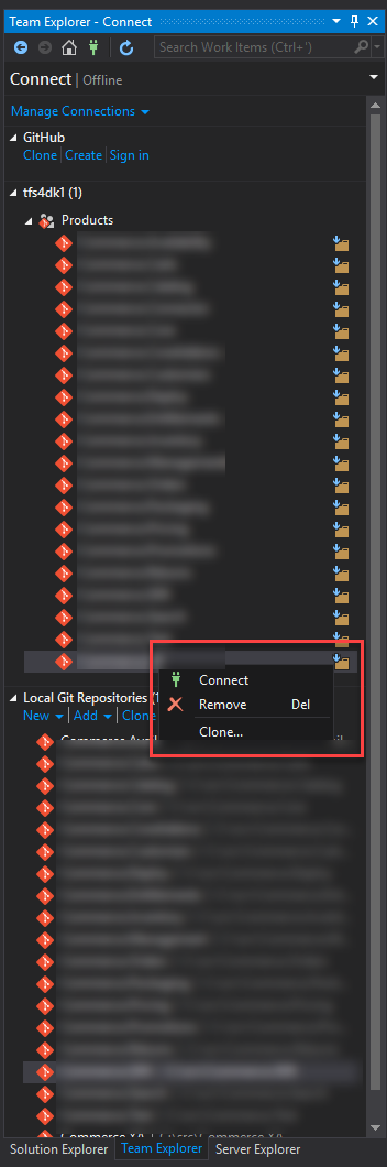Ability to get connected with existing local repositories · Issue #2411 · github/VisualStudio ...