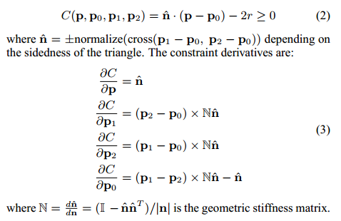 How to compute self-collision constraint gradient? · Issue #53 · InteractiveComputerGraphics ...