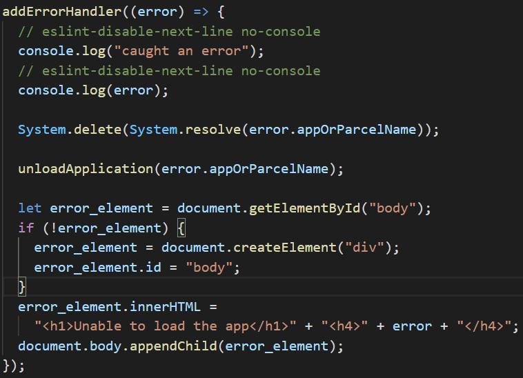 Adderrorhandler Doesnt Catch Loading Error For Applications That Arent Run · Issue 945 7315