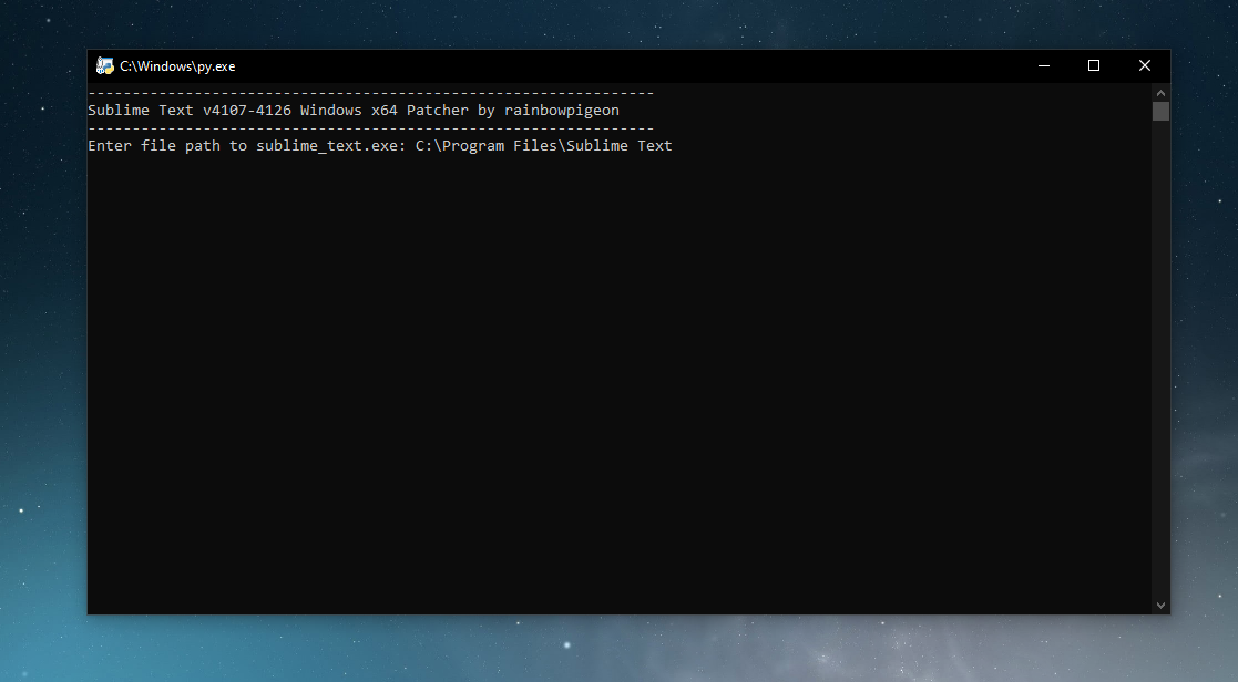 Crashing at enter filepath · Issue #10 · rainbowpigeon/sublime-text-4 ...