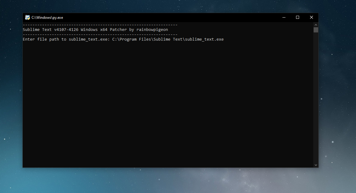 Crashing at enter filepath · Issue #10 · rainbowpigeon/sublime-text-4 ...