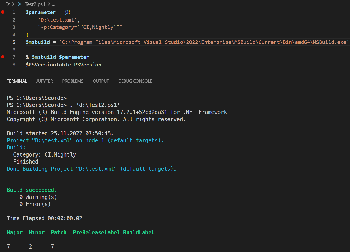 Add Msbuild To Nativecommandprocessor Slegacycommands In Pwsh 73 · Issue 18660 · Powershell