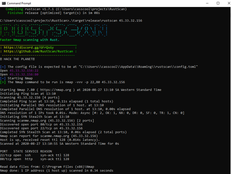Add support for windows · Issue #171 · bee-san/RustScan · GitHub