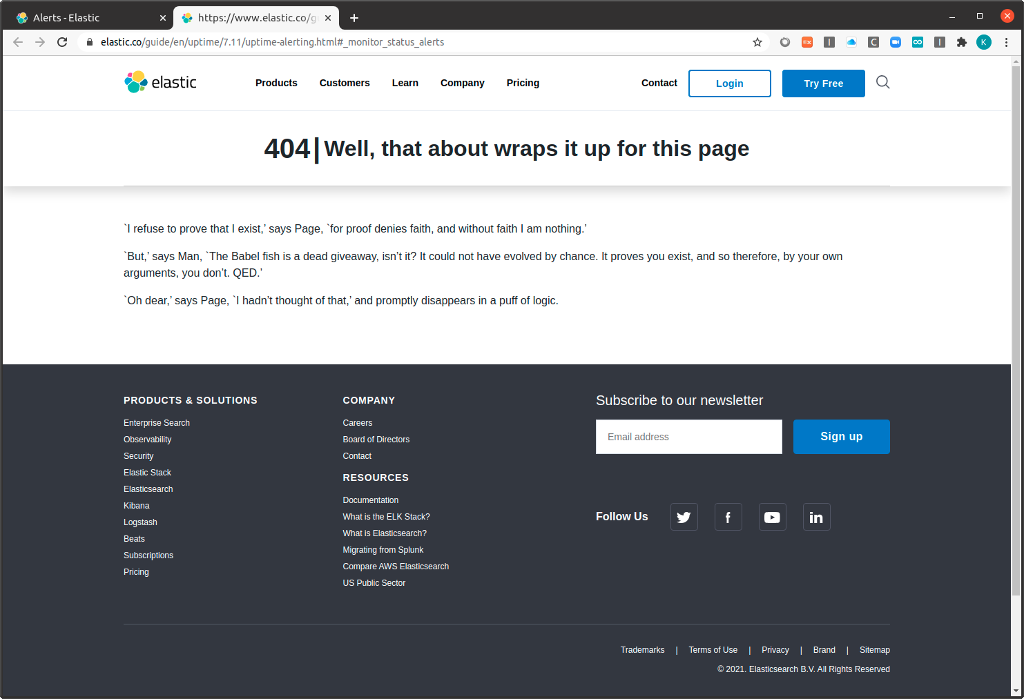 Documentation link for Uptime monitor status is broken · Issue #94035 · elastic/kibana · GitHub