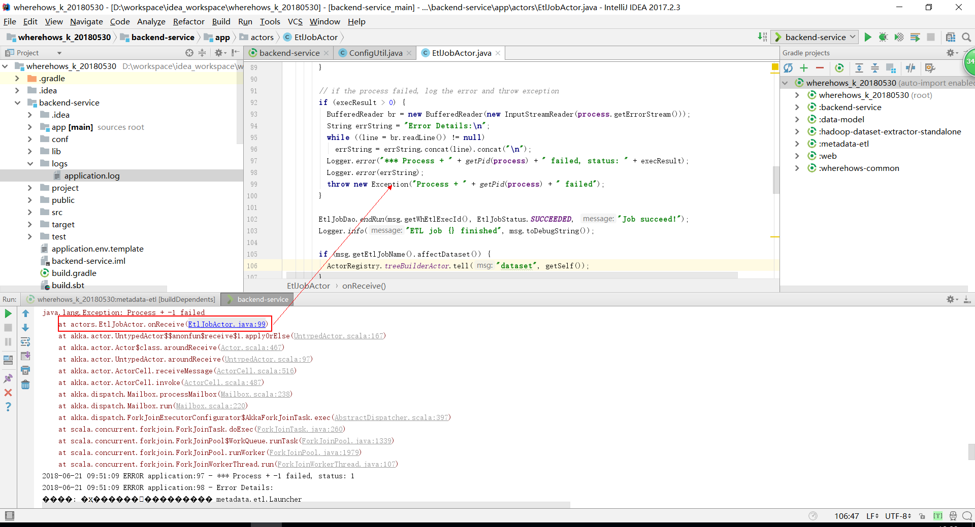 idea java.lang.Exception: Process + -1 failed · Issue #1219 · datahub-project/datahub · GitHub