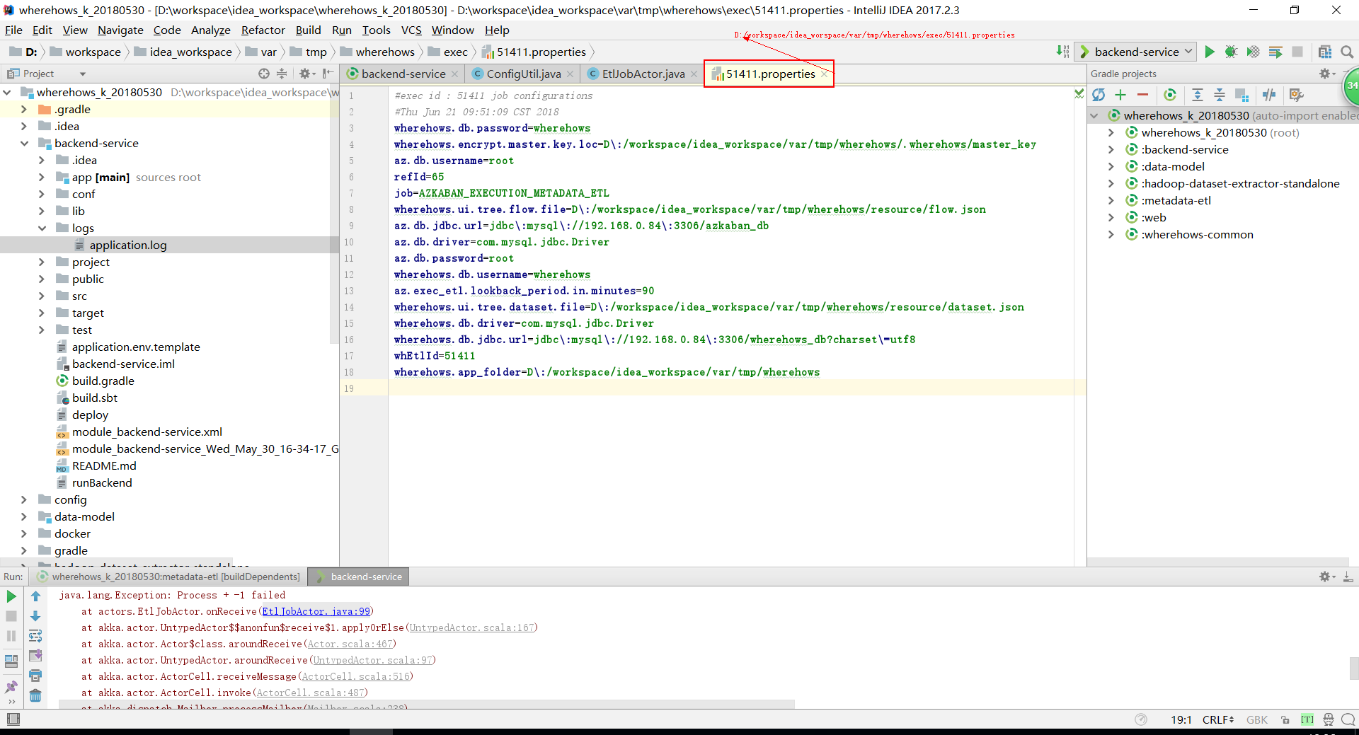 idea java.lang.Exception: Process + -1 failed · Issue #1219 · datahub-project/datahub · GitHub