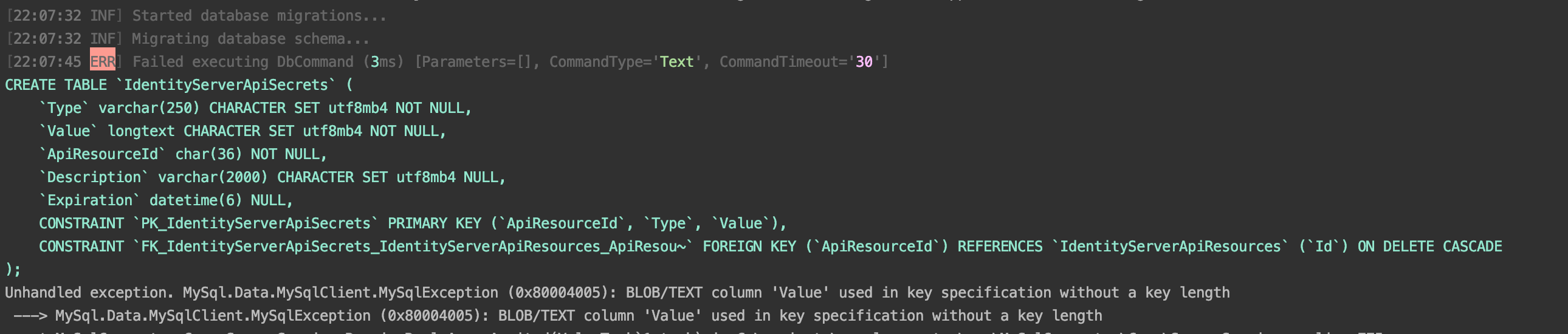 Visual Studio Mac can't run DbMigrator (v 2.0) · Issue #2632 · abpframework/abp · GitHub