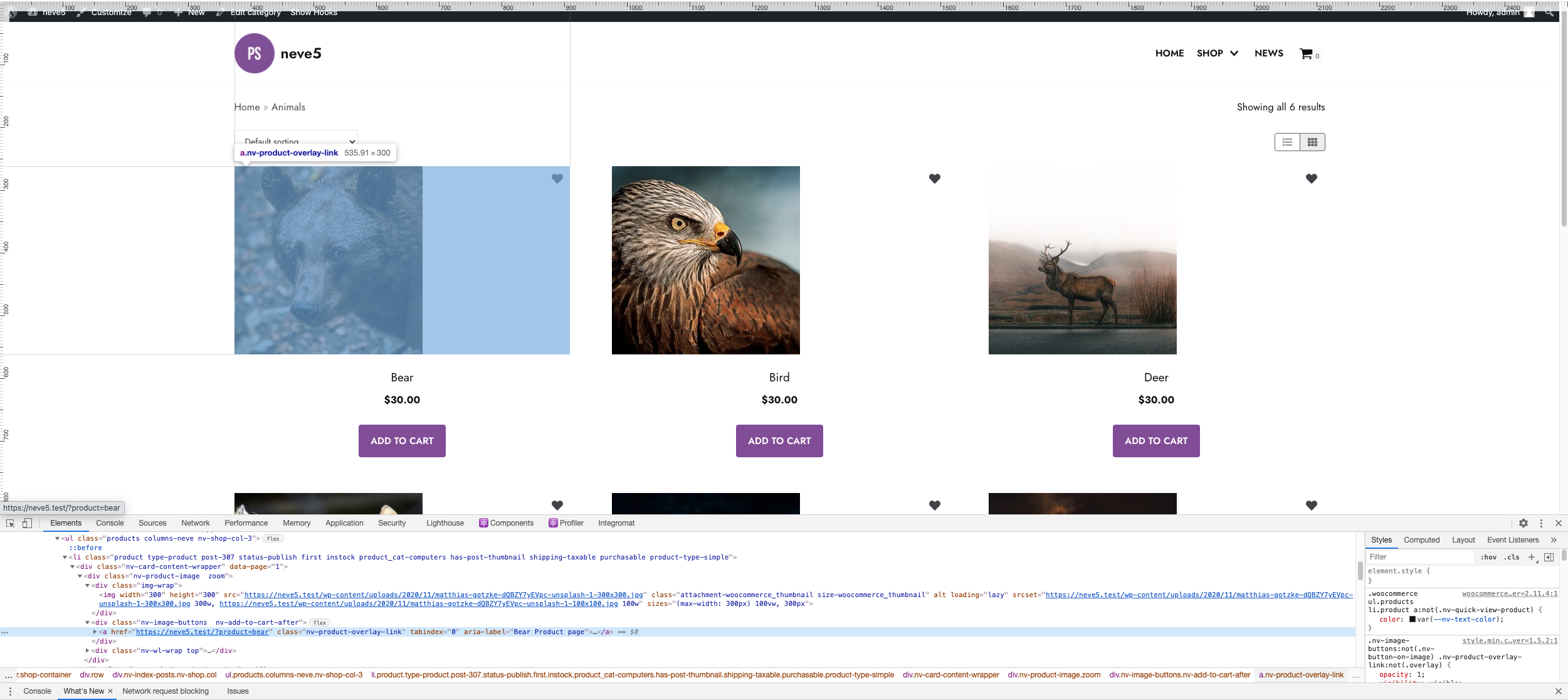 Image width of archive products are not wide enough · Issue #2864 · Codeinwp/neve · GitHub