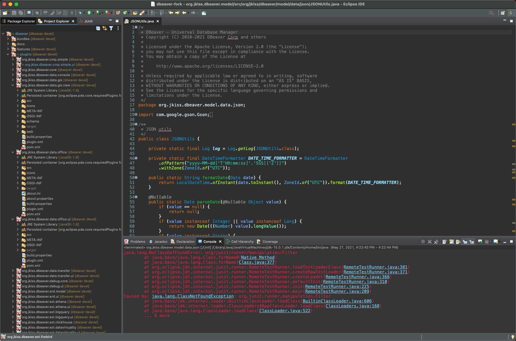 Error shows in all pom.xml files each time open DBeaver on eclipse · dbeaver · Discussion #12638 ...