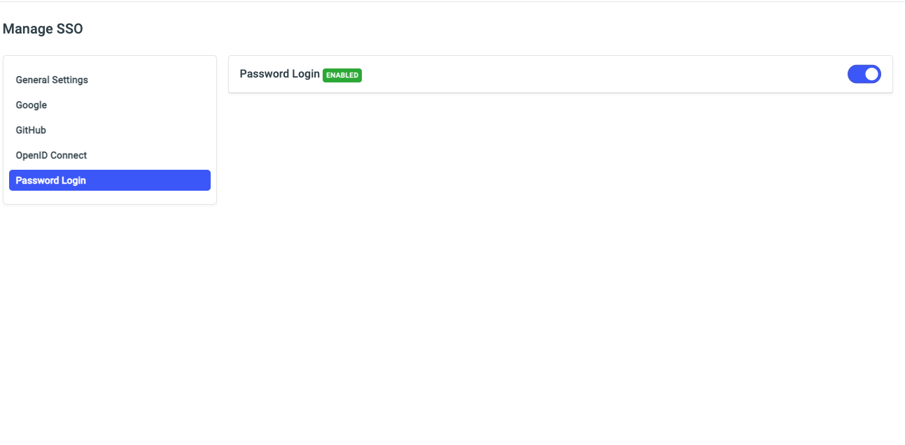 Add a modal with warning message on disabling password · Issue #4448 · ToolJet/ToolJet · GitHub