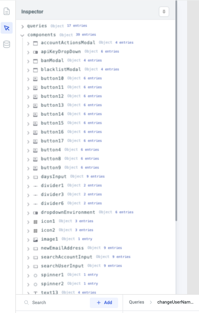 the inspector panel gets blurred when query panel is opened · Issue #5841 · ToolJet/ToolJet · GitHub