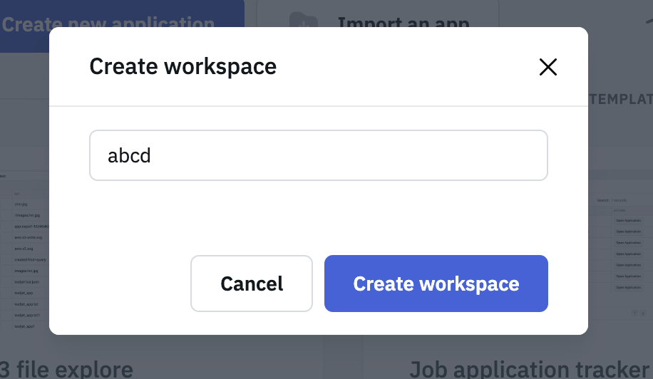 On pressing enter should trigger `create workspace` action · Issue #6653 · ToolJet/ToolJet · GitHub
