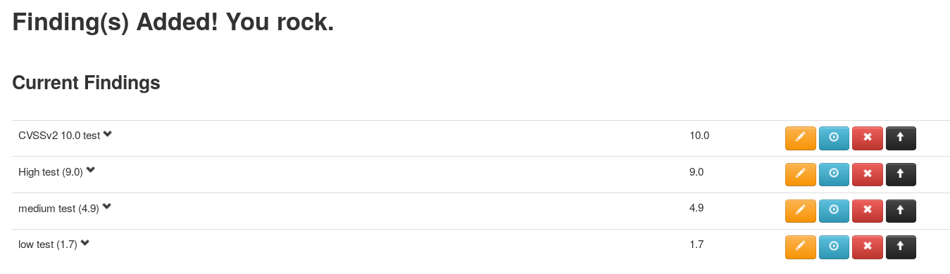 CVSSv2 mode created findings all show as Info in chart and report · Issue #288 · SerpicoProject ...
