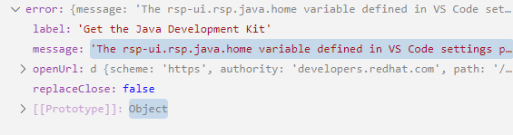Popup does not appear correctly when JDK is not installed. · Issue #152 · redhat-developer/rsp ...