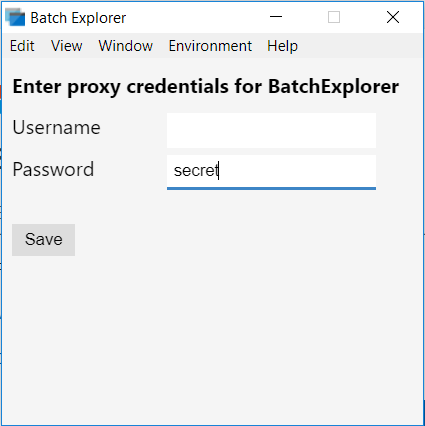 Proxy password should not be shown · Issue #2039 · Azure/BatchExplorer · GitHub