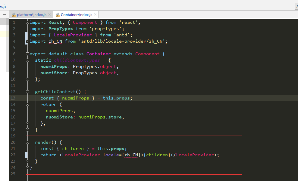 国际化组件LocaleProvider设置两次后会失效 · Issue #18552 · ant-design/ant-design · GitHub