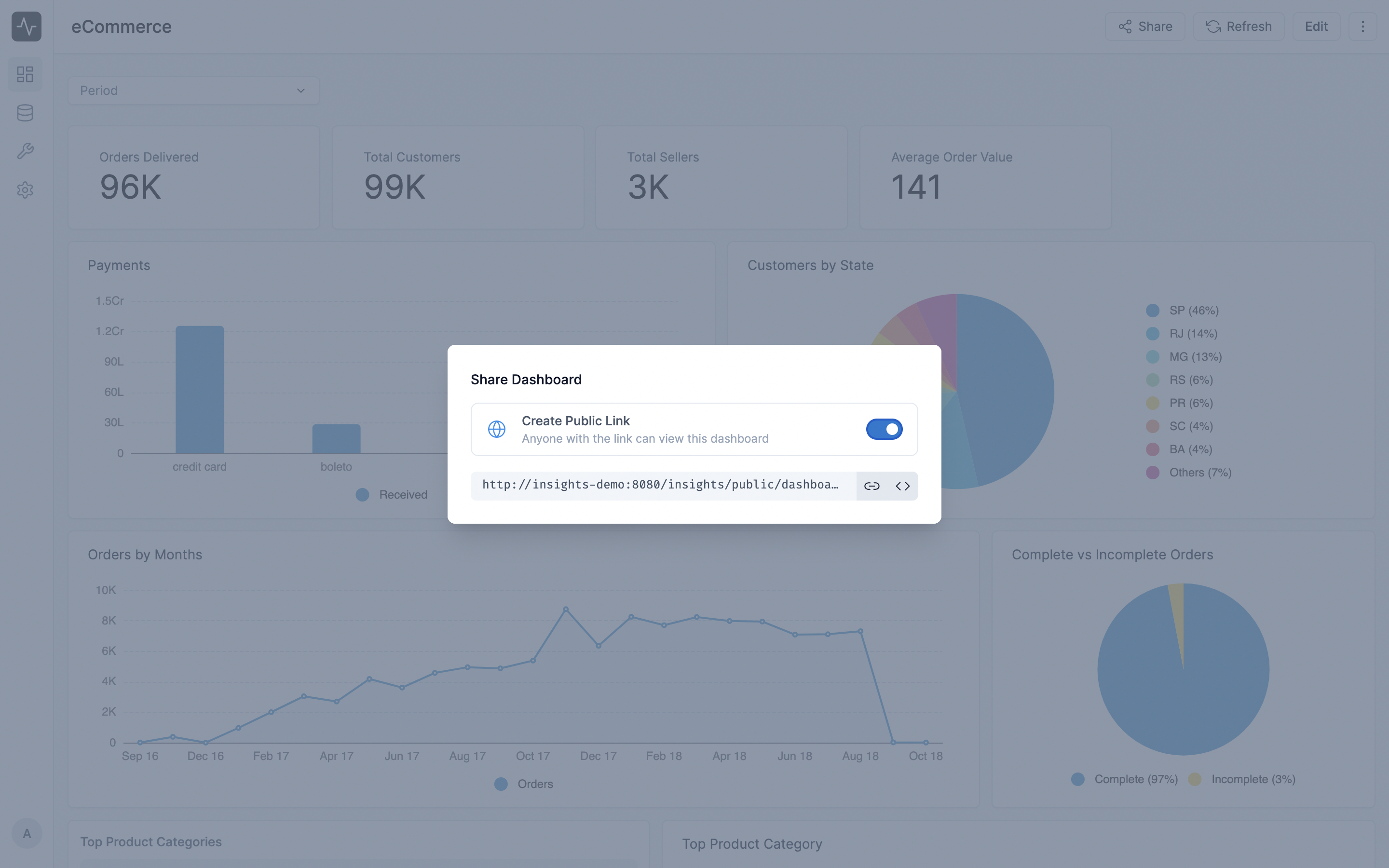 Shareable link for query/chart/dashboard · Issue #81 · frappe/insights · GitHub