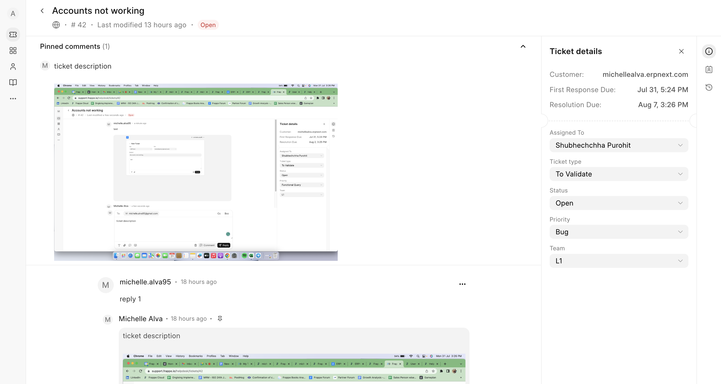 scroll to pinned comment instead of expanding · Issue #1410 · frappe/helpdesk · GitHub