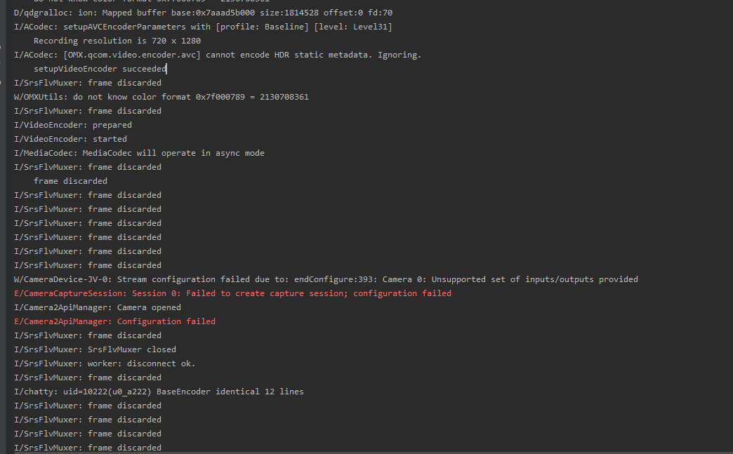 the camera constantly flickers (in any state) · Issue #929 · pedroSG94/RootEncoder · GitHub