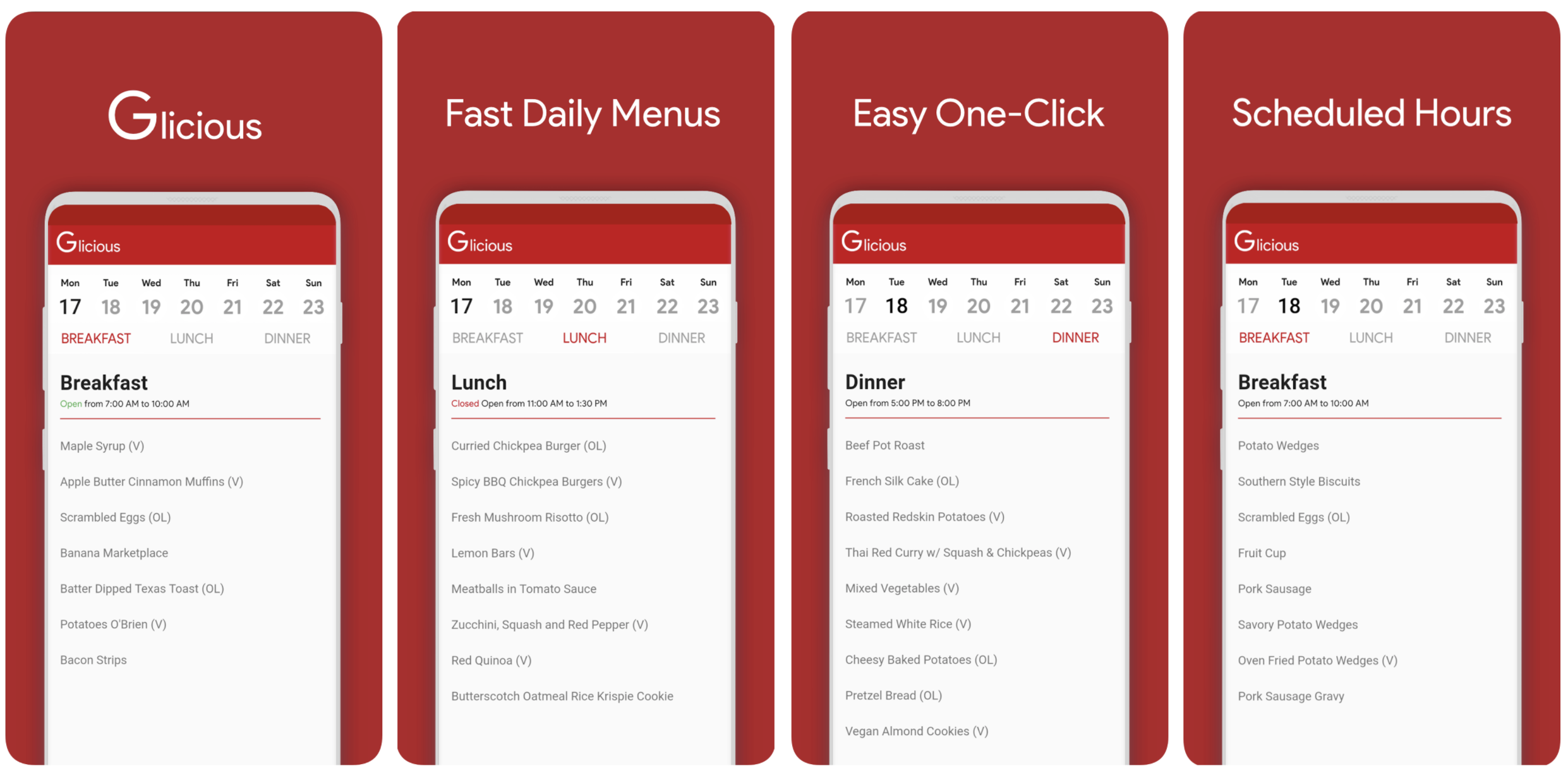 GitHub - kimwooch/Glicious: Flutter app - Glicious is a quick and easy way to check the Dining ...
