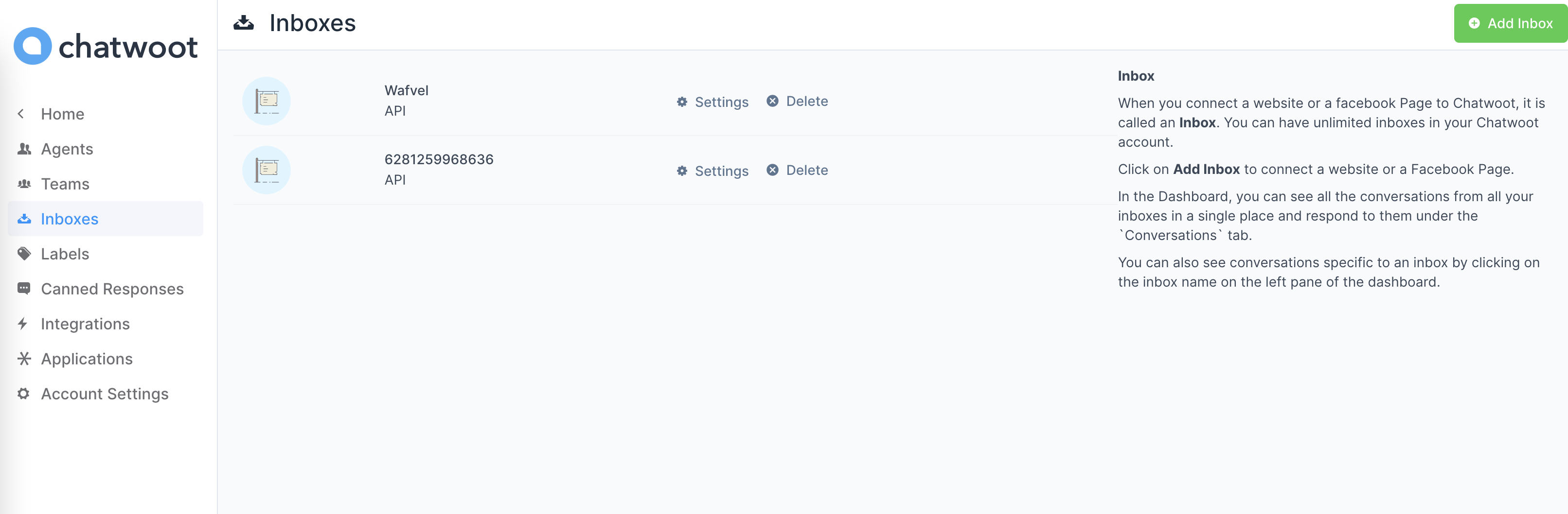 Dialogflow integration for API type inboxes · Issue #2461 · chatwoot/chatwoot · GitHub