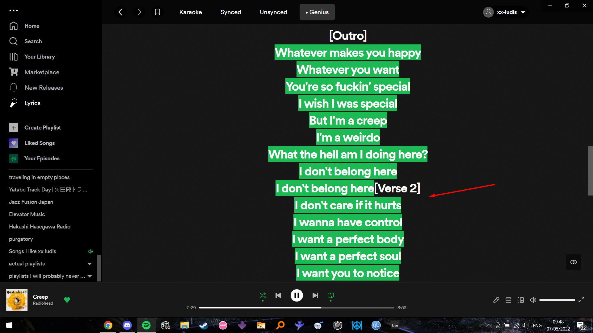 Genius lyrics repeat themselves on Lyrics Plus · Issue #1652 · spicetify/cli · GitHub