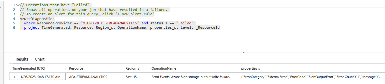 Blob output immutability seems to be not supported when using Azure Stream Analytics · Issue ...