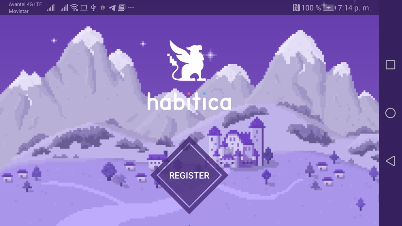 Login/ Register rotation · Issue #1247 · HabitRPG/habitica-android · GitHub