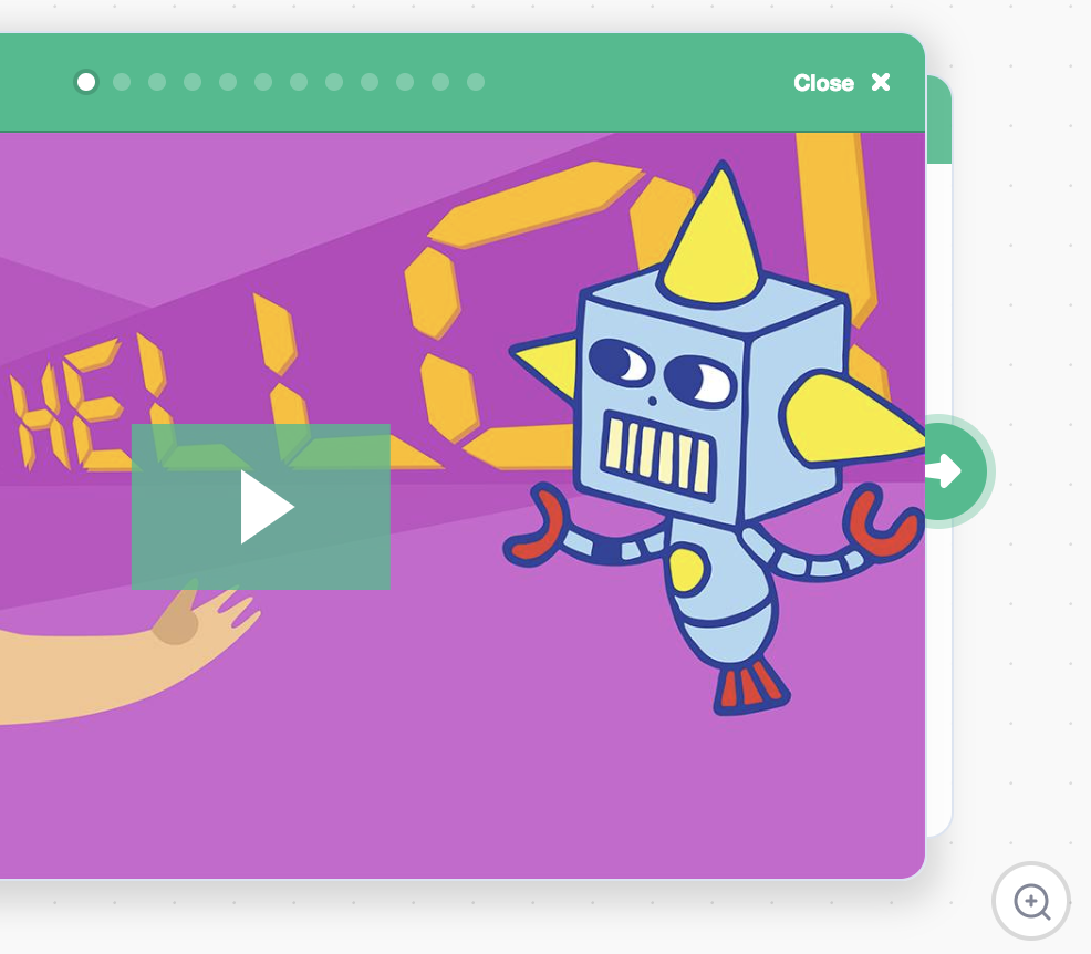Green Arrow On Tutorial Modal Drops Behind Video · Issue 3586 · Scratchfoundation Scratch Gui