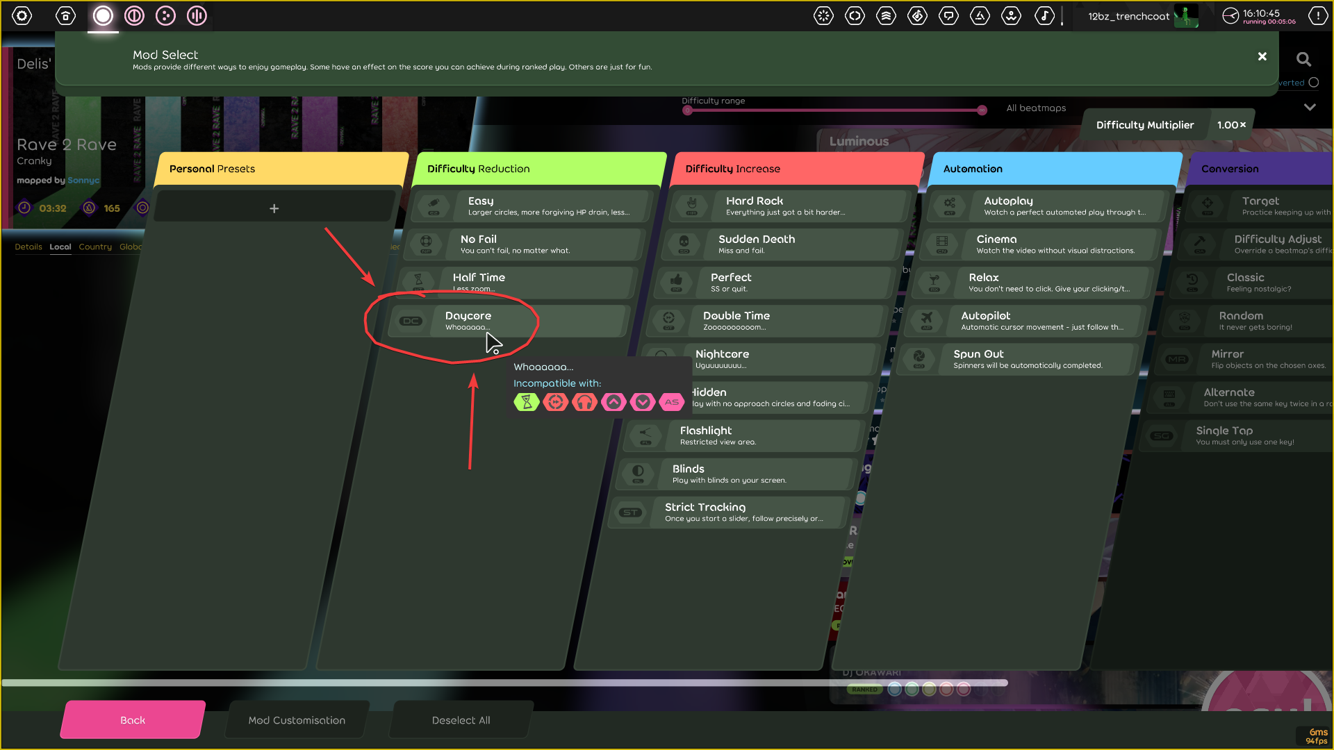 Add Daycore mod from McOsu · ppy osu · Discussion #20669 · GitHub