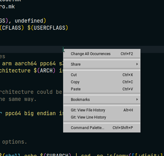 Huge menu section line separator in vscode · Issue #252 · grassmunk ...