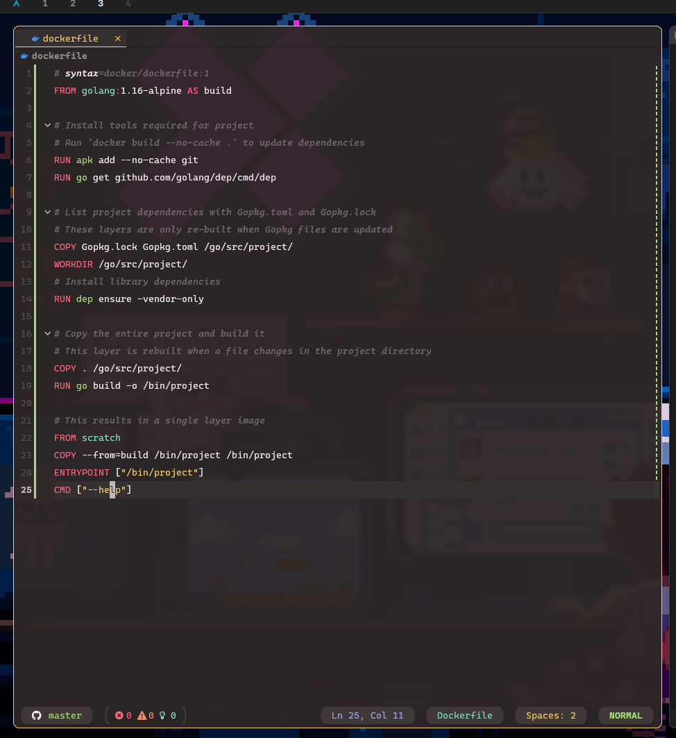 Question: Better highlighter command support for Dockerfile with treesitter · Issue #92 ...