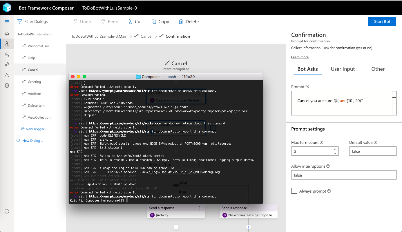 Composer crashes when editing dialog bot asks. · Issue #1859 · microsoft/BotFramework-Composer ...
