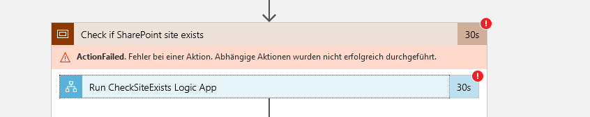Logic App does not find SharePoint Site / Site not created · Issue #243 ...