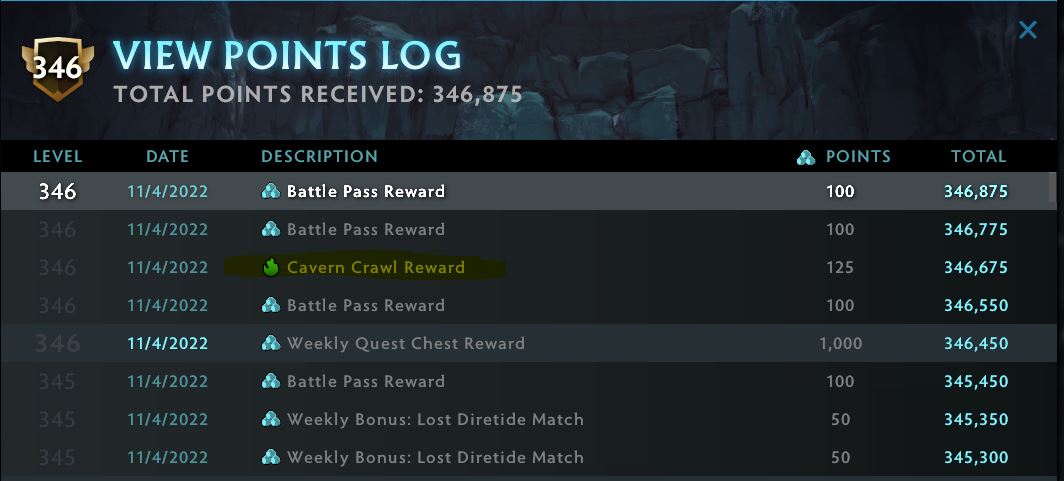 Cavern Crawl Reward Bug · Issue #4739 · ValveSoftware/Dota2-Gameplay · GitHub