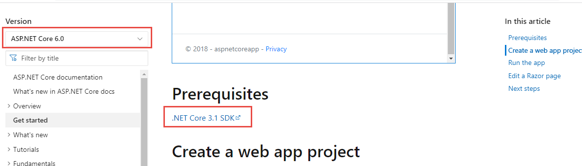 .NET 6: Get started with ASP.NET Core · Issue #25113 · dotnet/AspNetCore.Docs · GitHub