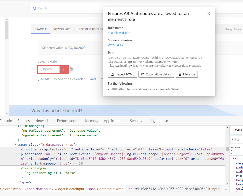 Accessibility issue with kendo-datepicker · Issue #3261 · telerik/kendo ... Accessibility issue with kendo-datepicker · Issue #3261 · telerik/kendo ...
