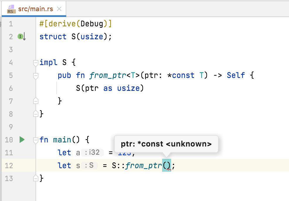 `parameter Info` Action Shouldnt Show ` ` Types · Issue 7829 · Intellij Rustintellij Rust