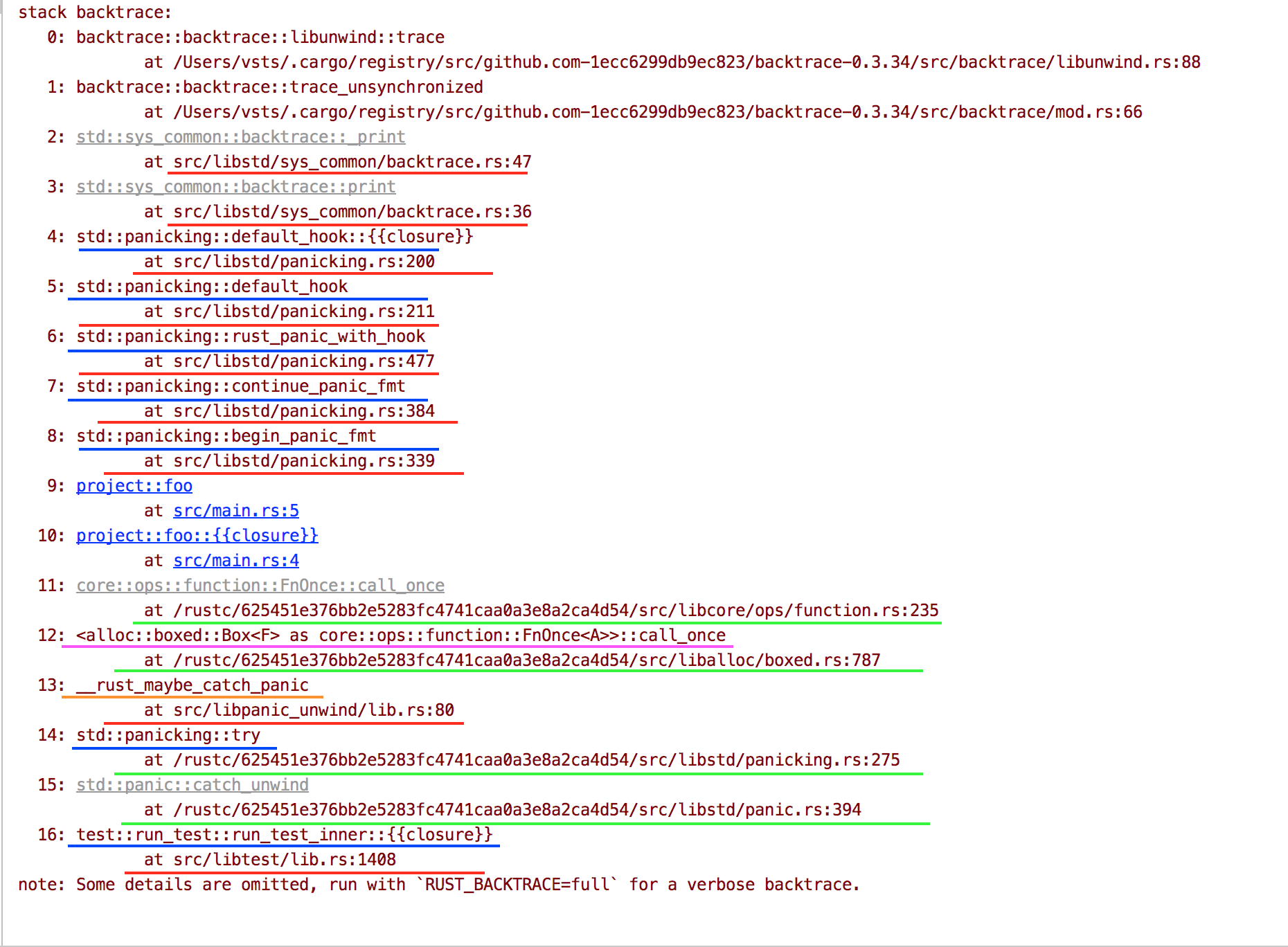 Improve backtrace filters · Issue #4514 · intellij-rust/intellij-rust ...