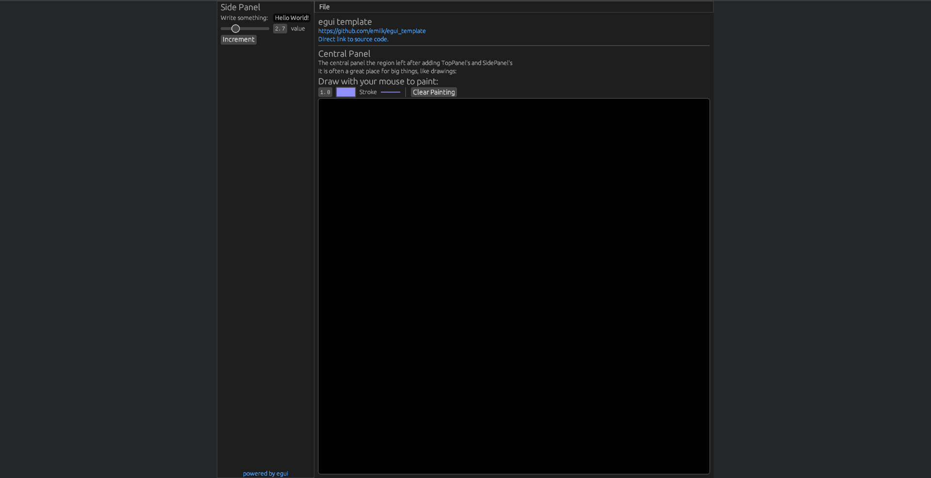 Web Mode Positioning Incorrect With EGUI Template · Issue #204 · emilk/egui · GitHub