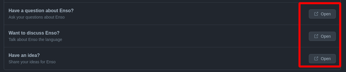 Discussion Links in New Issue Tab Are Broken · Issue #3891 · enso-org/enso · GitHub