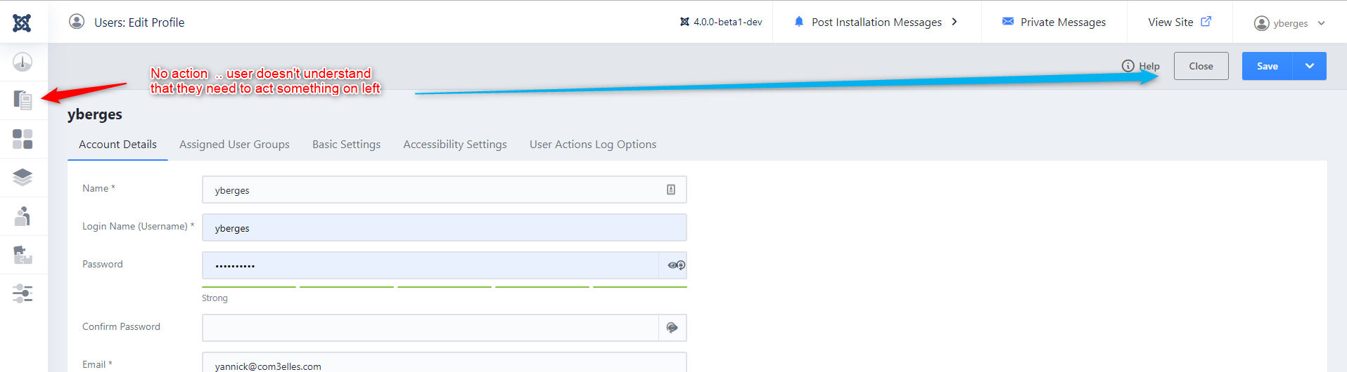 Editing workflow with main menu · Issue #27 · joomla-projects/j4adminui · GitHub