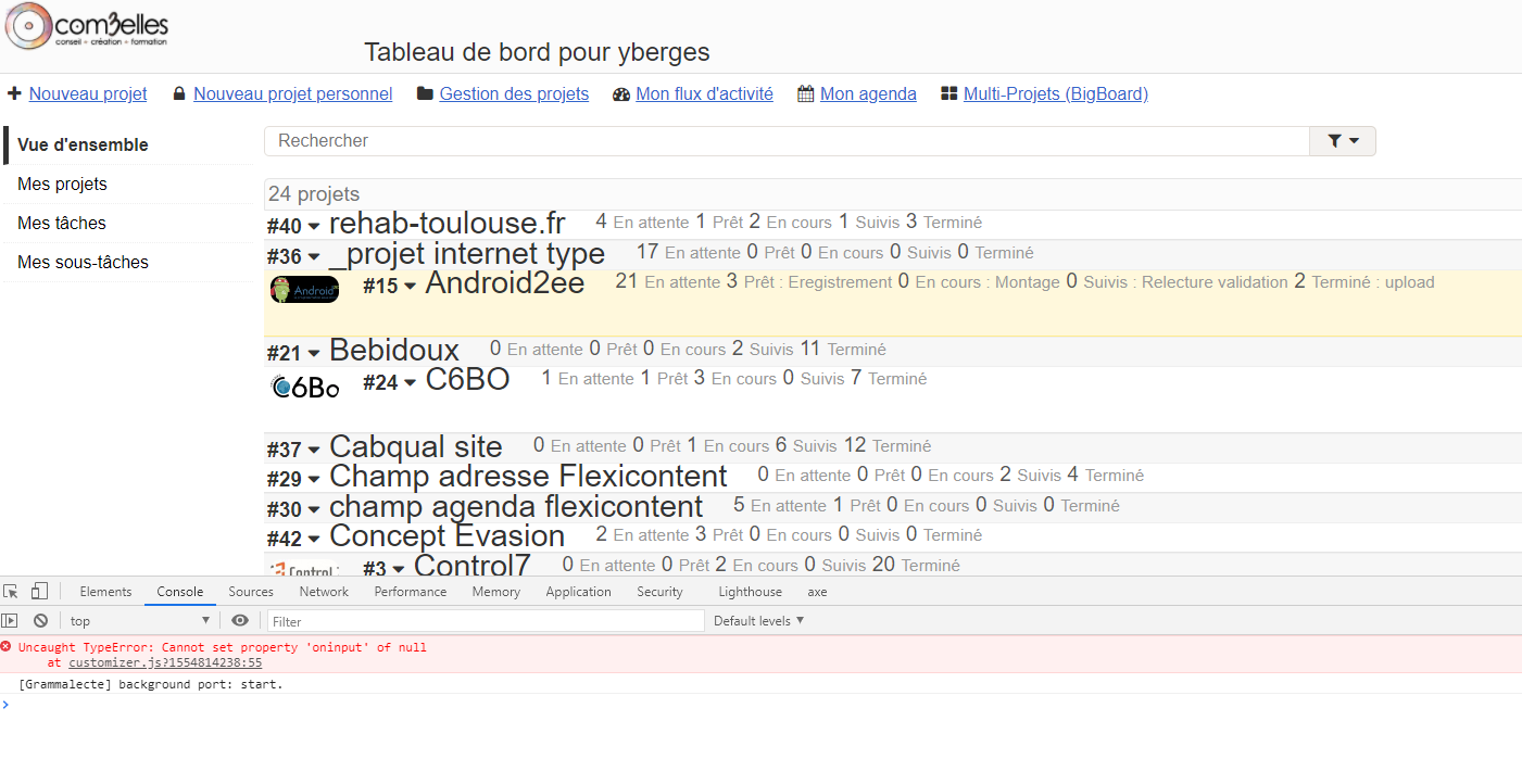 Js Error On Last Version · Issue 118 · Creecros Customizer · Github